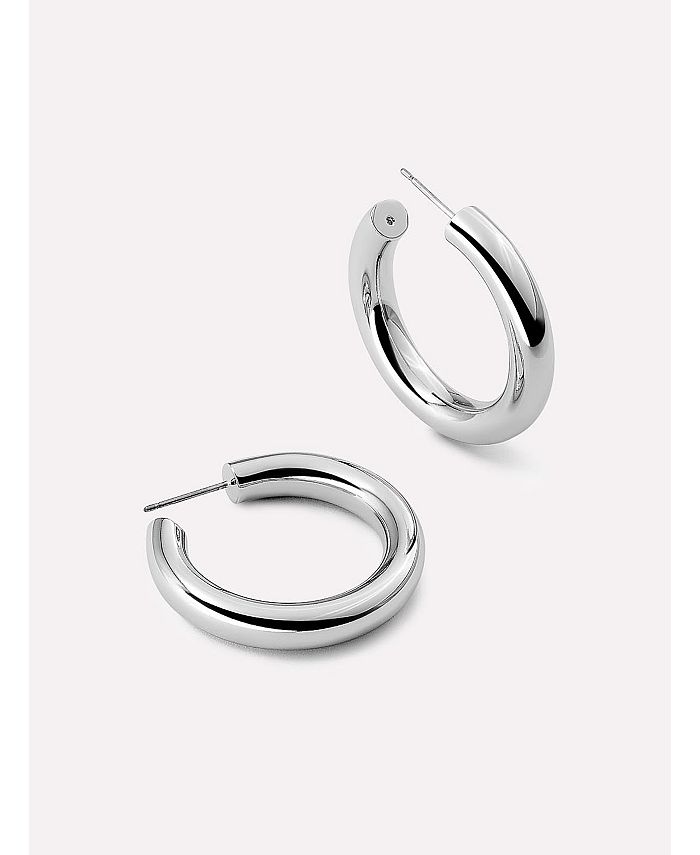Ana Luisa Silver Hoop Earrings - Tia Small Silver - Macy's
