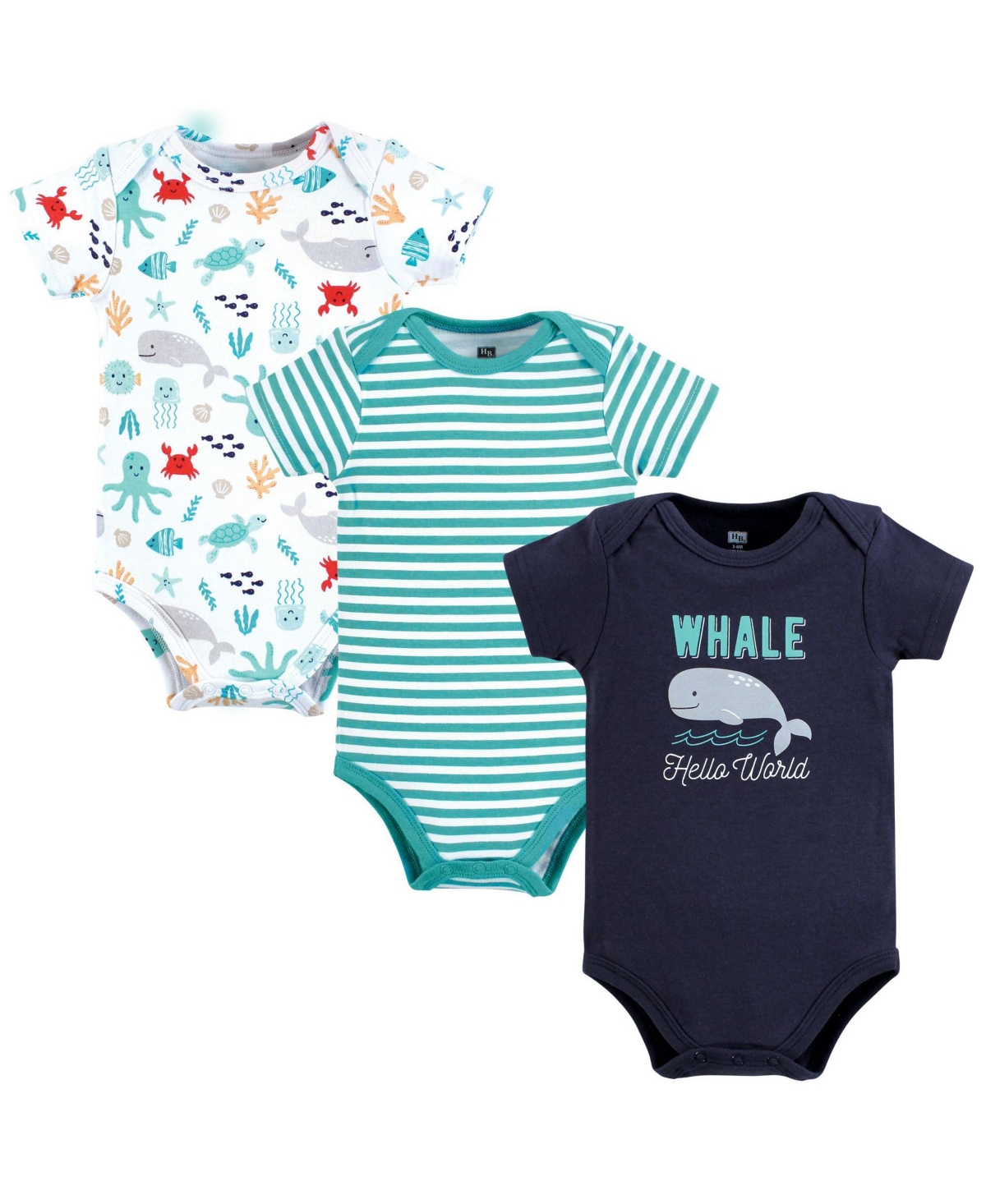 Click here for Hudson Baby Baby Boys Hudson Soft Cotton All-in-On... prices