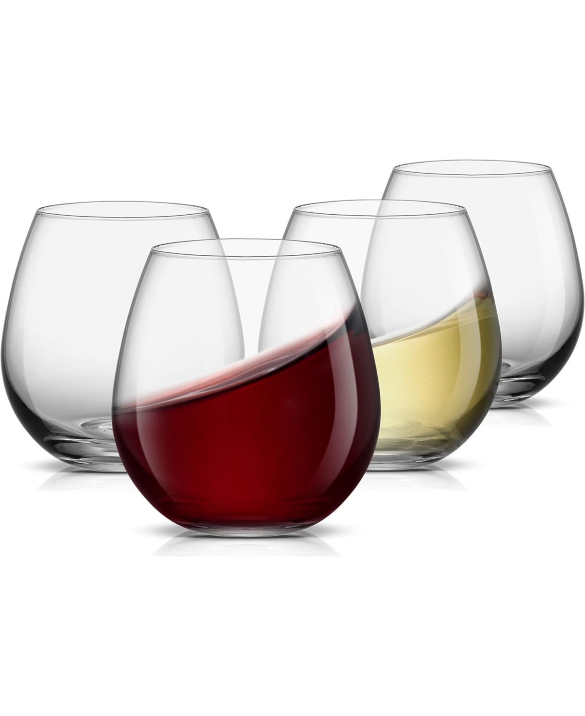 Click here for JoyJolt Spirits Stemless Red Wine Glasses  Set of... prices