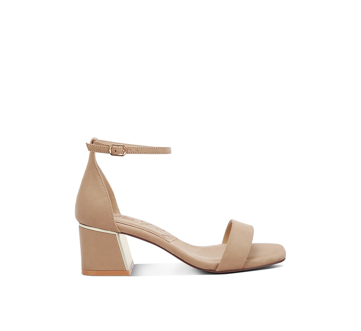 Click here for Eshe Block Heel Sandals Women - Beige/khaki prices