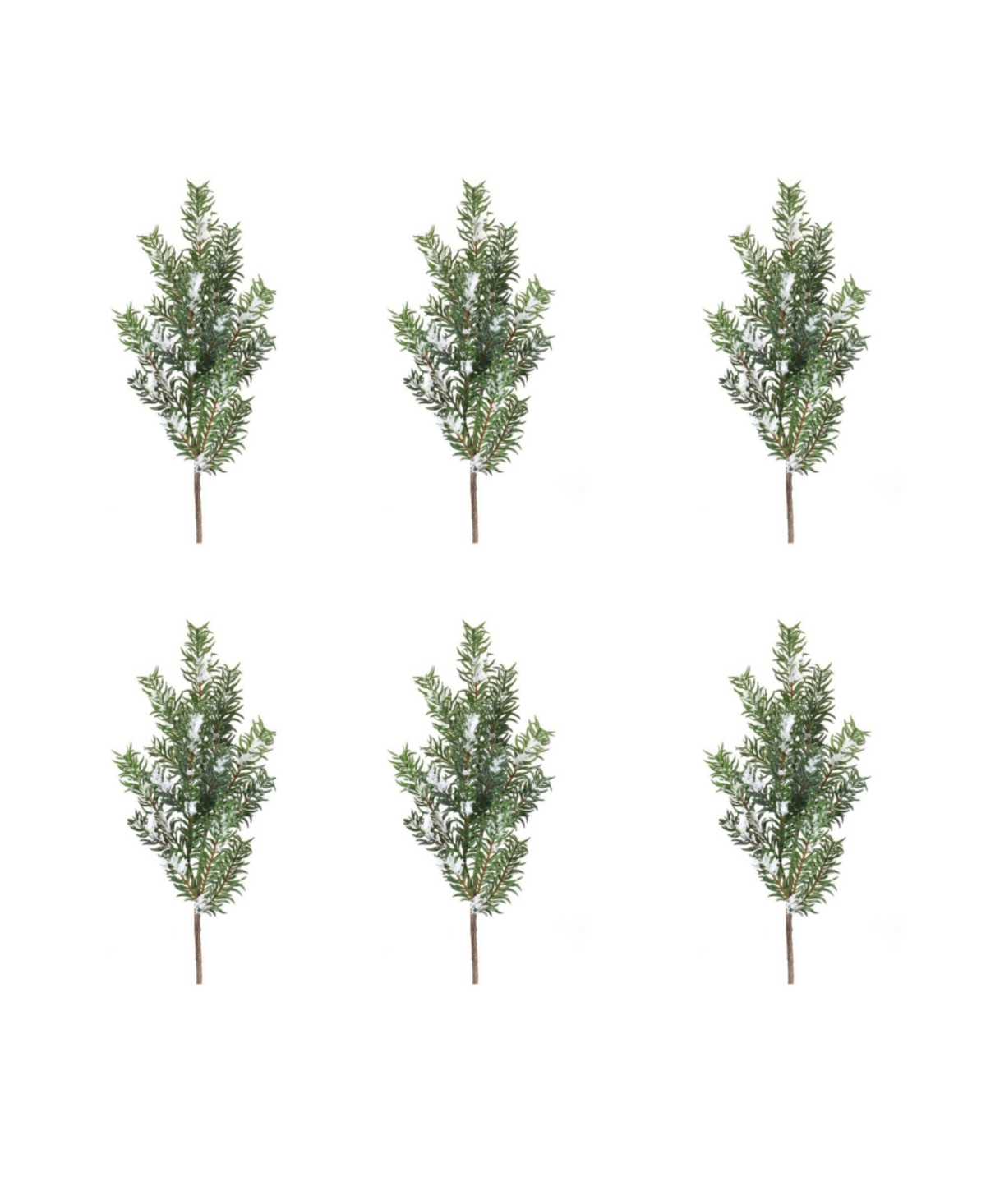 Click here for Set of 6 Snow Pine Sprays for Seasonal Decoration... prices