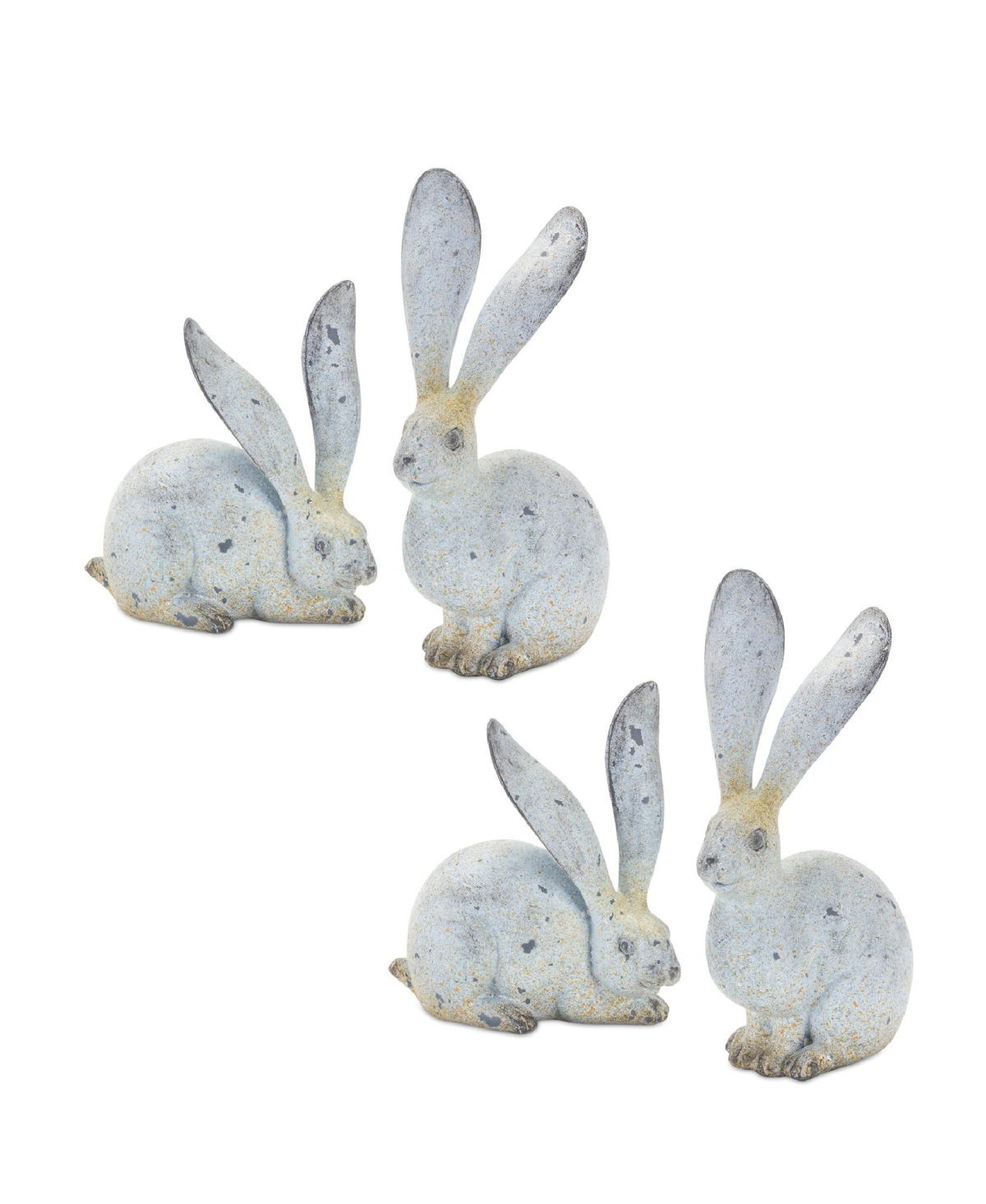 Click here for Slickblue Weathered Stone Rabbit Statue (Set of 4)... prices