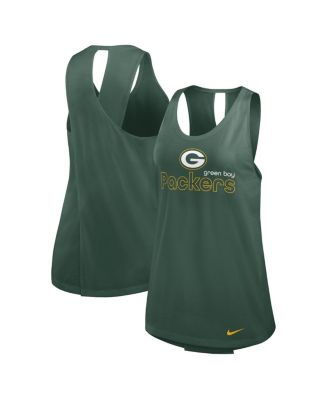 Nike Women's Green Green Bay Packers Plus Size Performance Tank Top ...