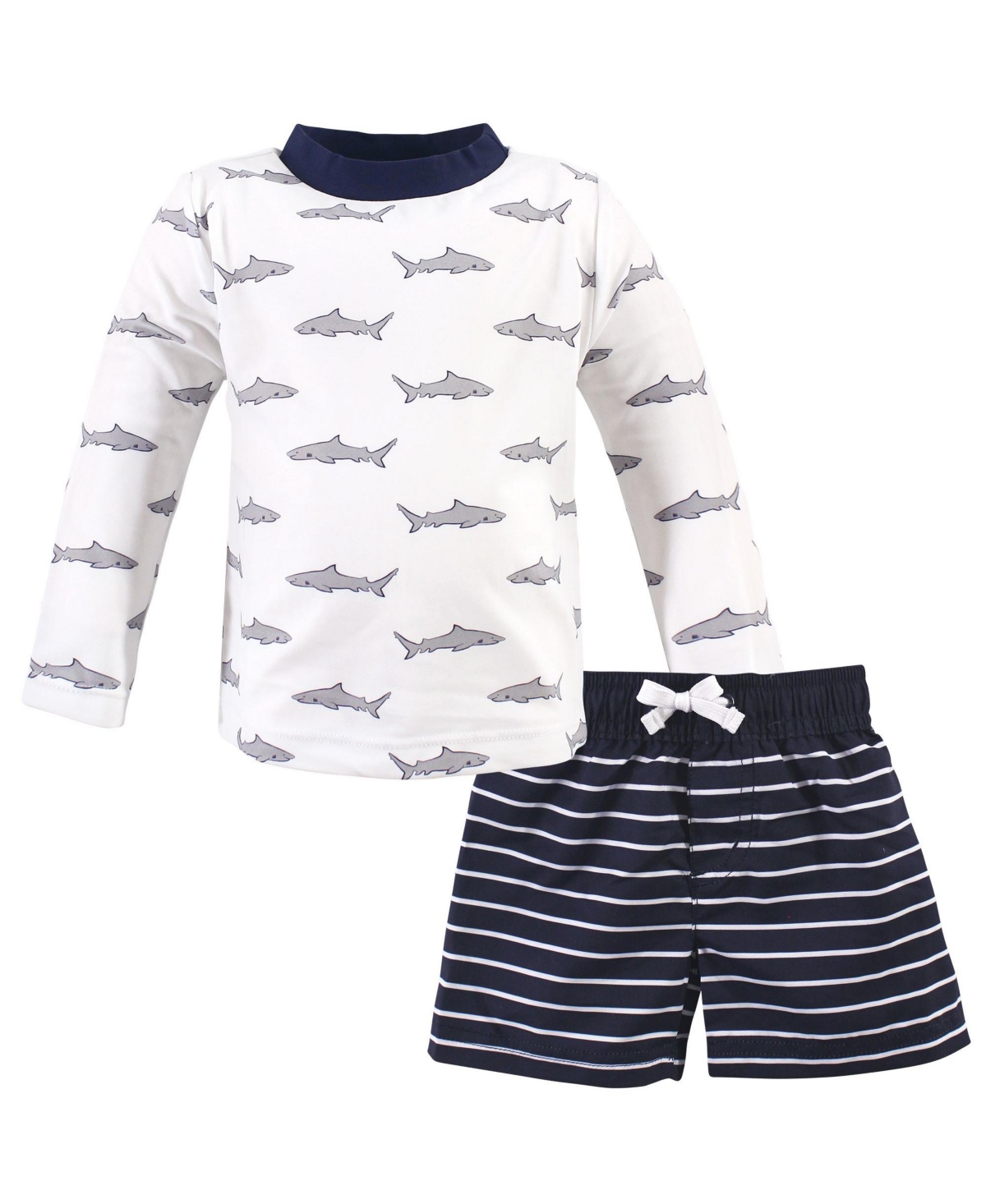Click here for Hudson Baby Baby Boys Hudson Swim Rashguard Set  S... prices