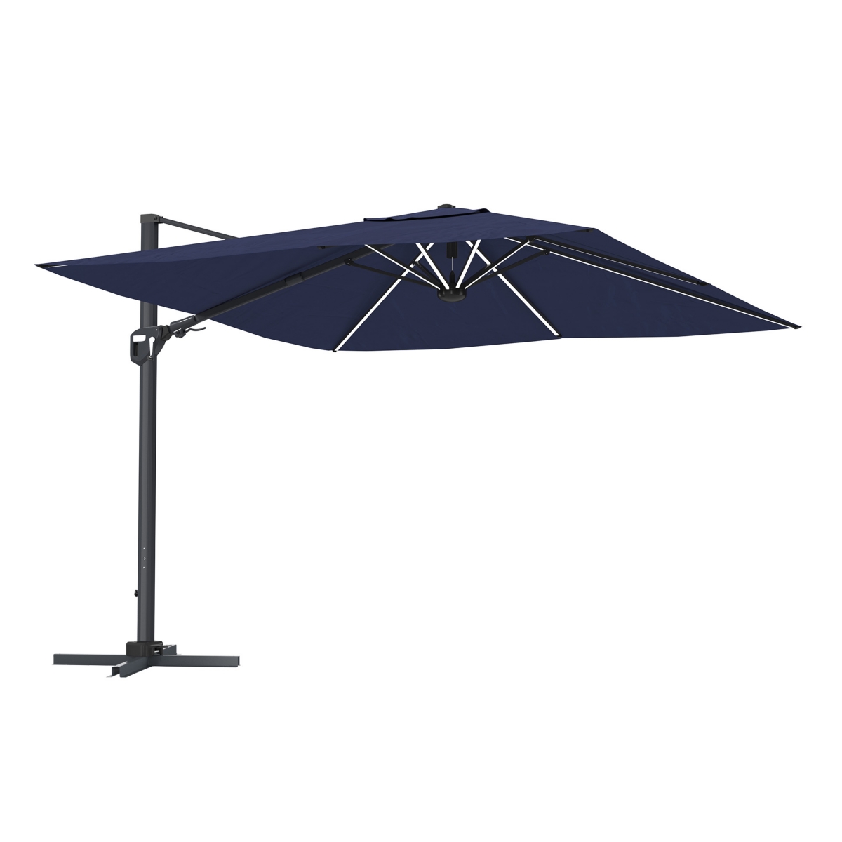 Click here for Casainc 11 Ft Square Cantilever Patio Umbrella wit... prices