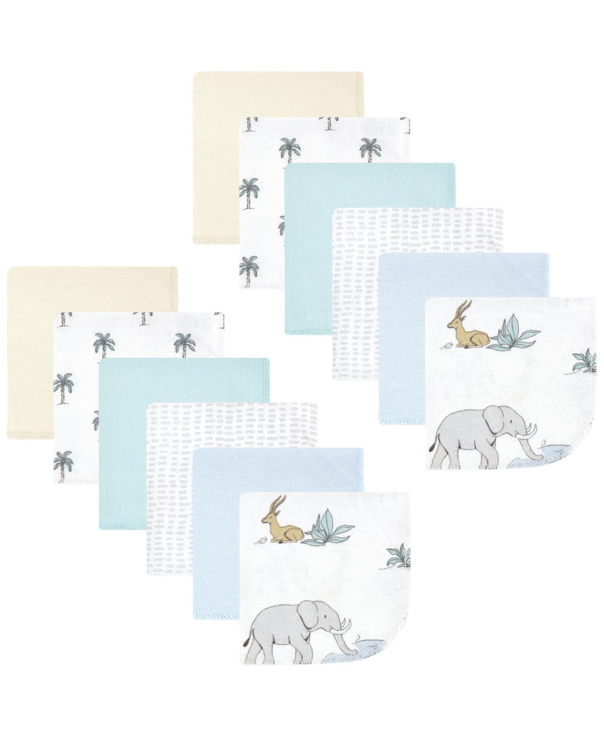 Click here for Hudson Baby Boys Soft Flannel Cotton Washcloths -... prices