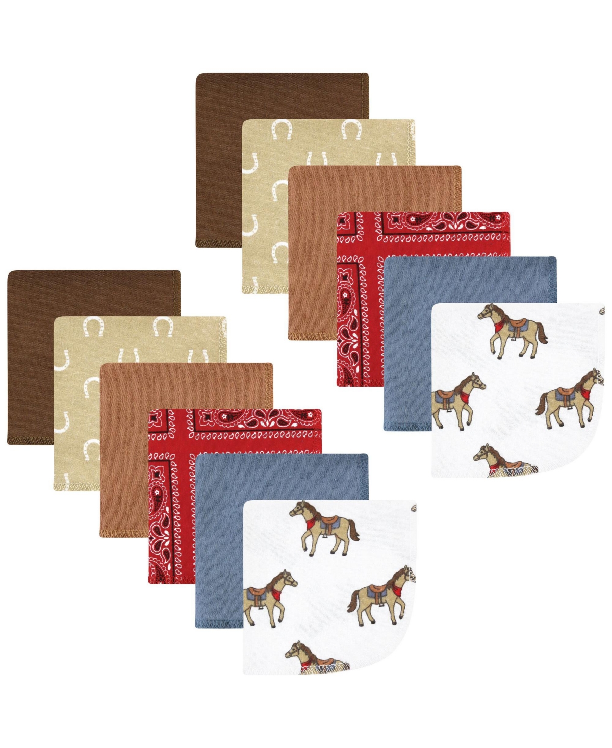 Click here for Hudson Baby Boys Soft Flannel Cotton Washcloths -... prices