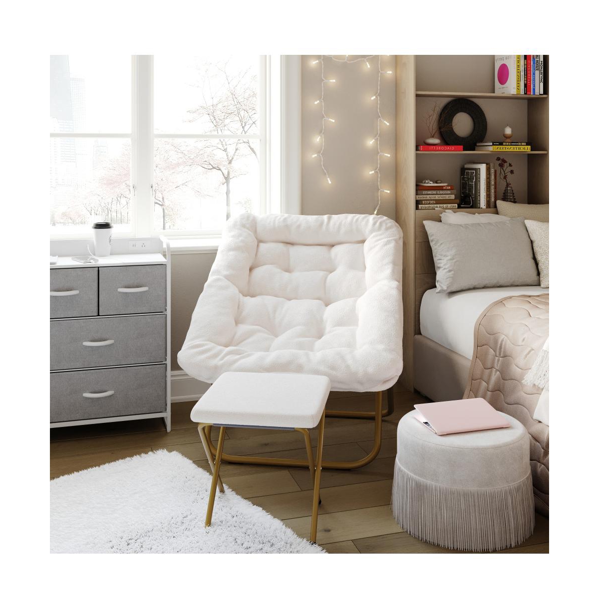 Click here for Emma+Oliver Aisling Oversized Folding Saucer Chair... prices