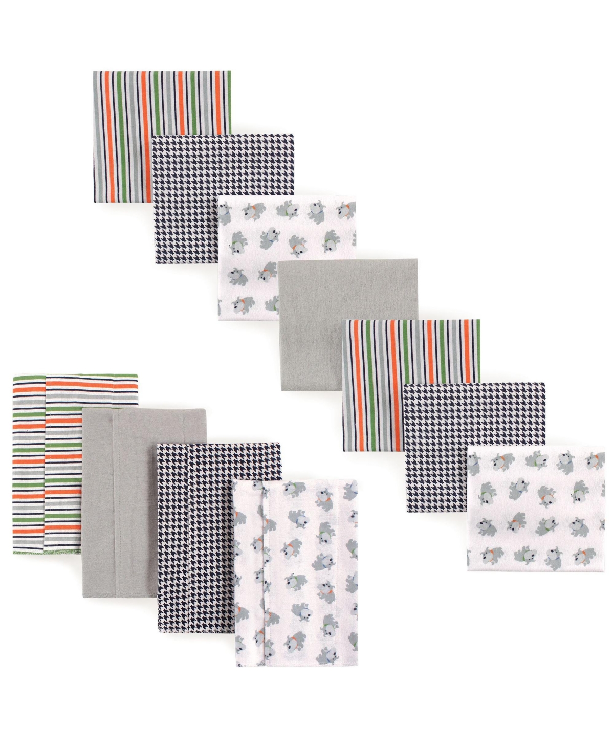 Click here for Luvable Friends Boys Essential 11-Count Cotton Fla... prices