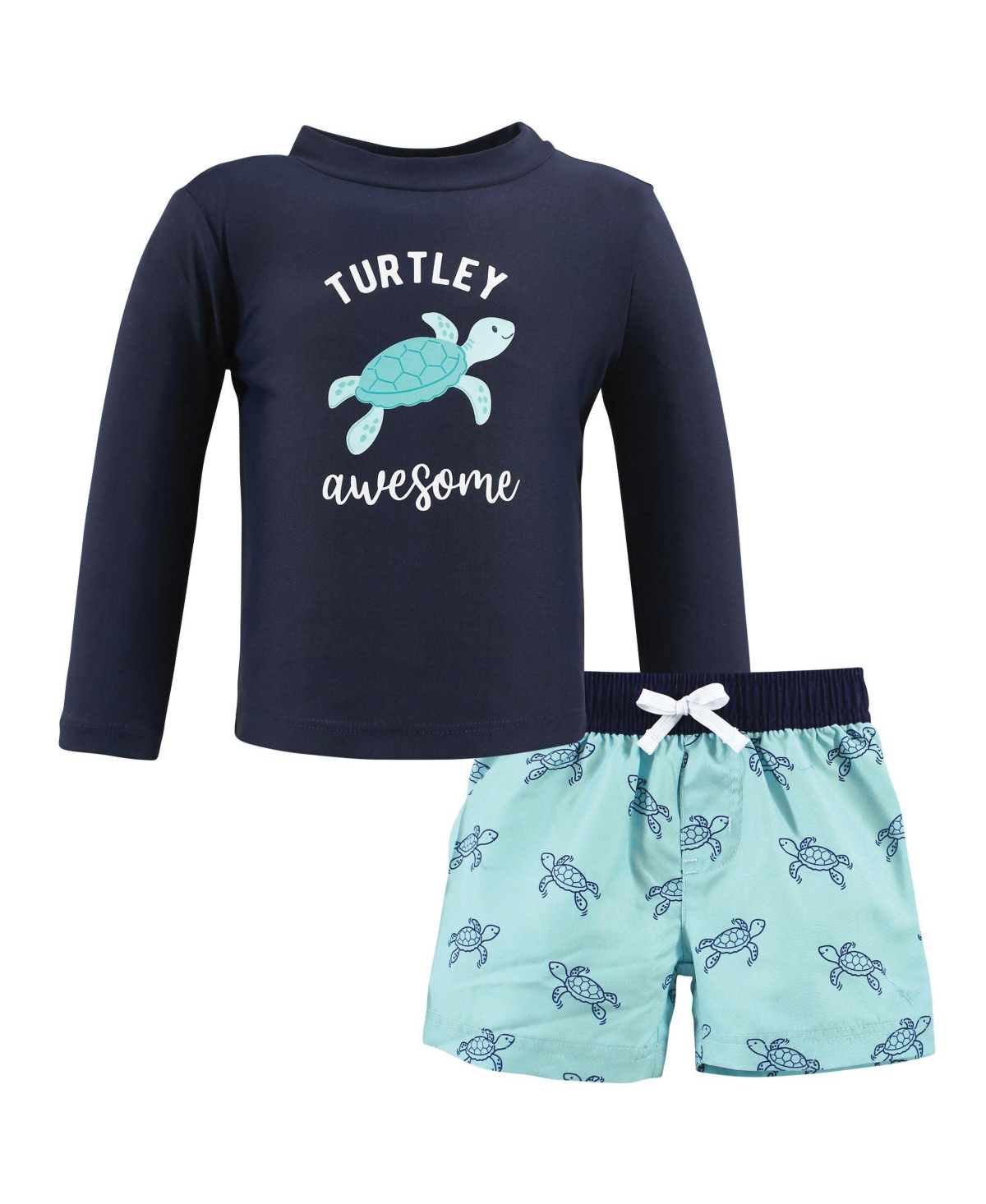 Click here for Hudson Baby Baby Boys Hudson Sun-Safe Rashguard Se... prices