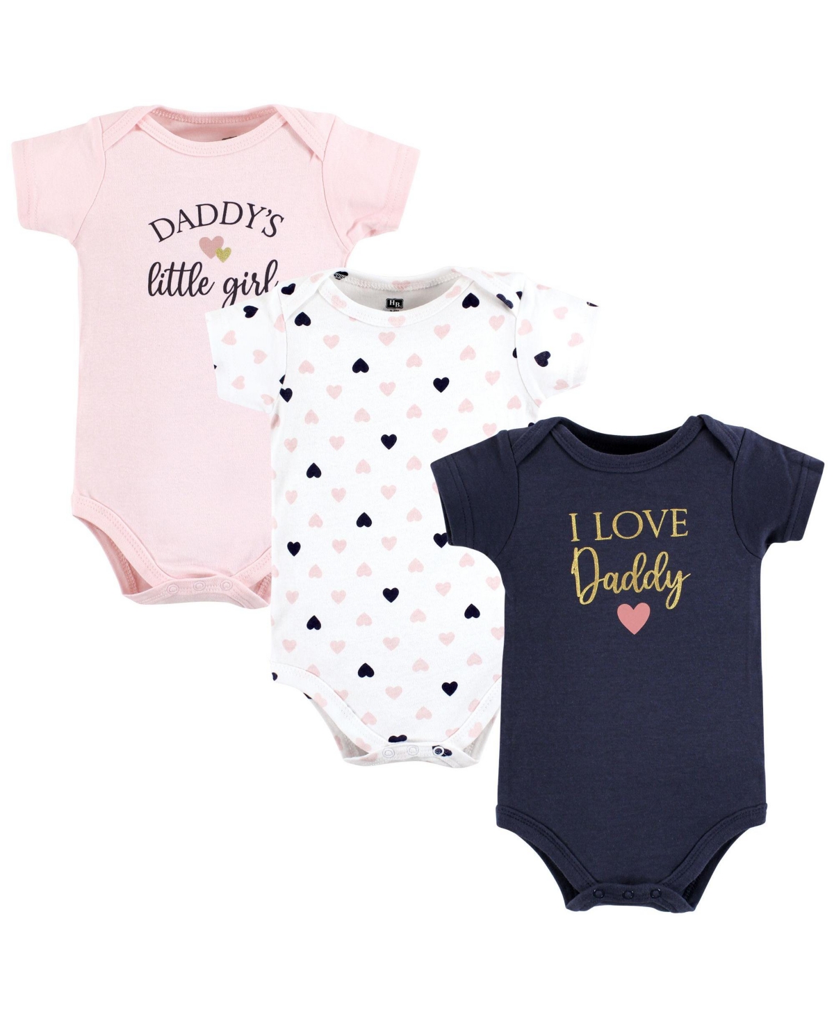 Click here for Hudson Baby Baby Girls Hudson Cotton Bodysuits 3-P... prices