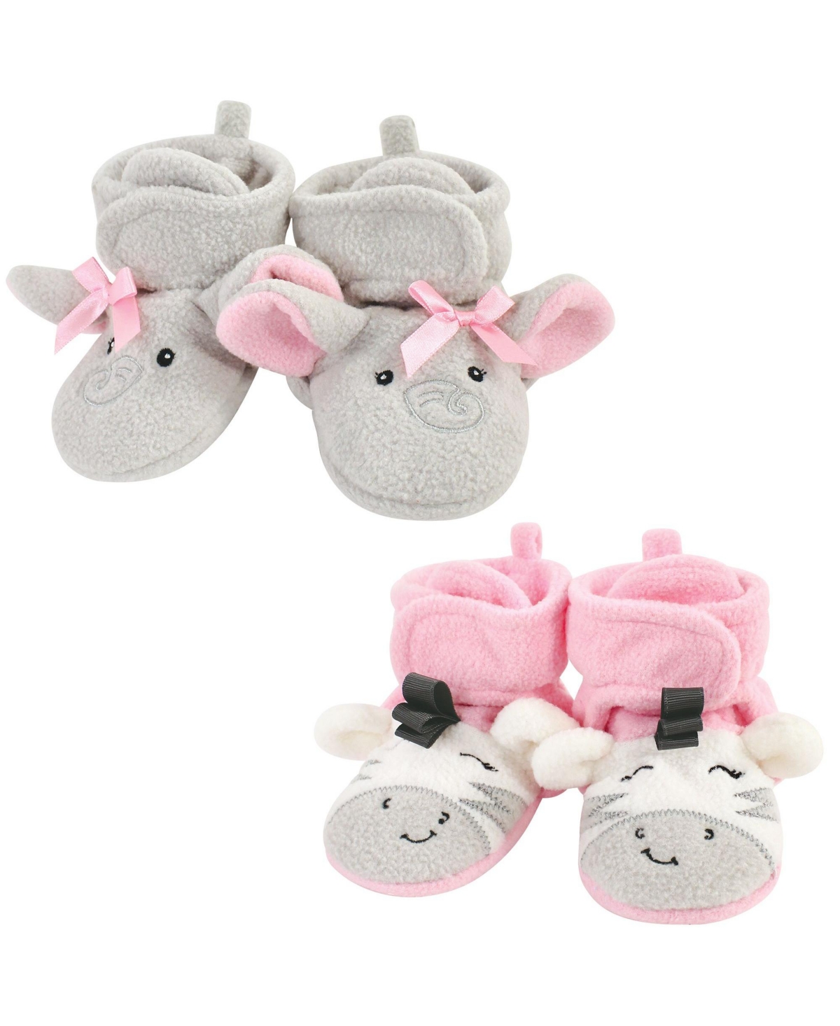 Click here for Hudson Baby Baby Girls Fleece Booties - Elephant z... prices