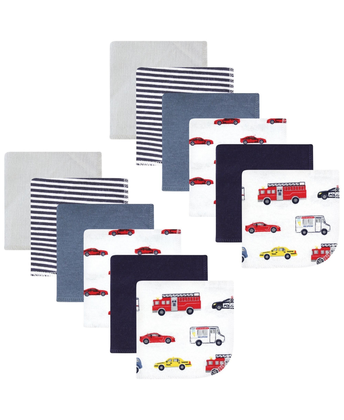 Click here for Hudson Baby Boys Soft Flannel Cotton Washcloths -... prices