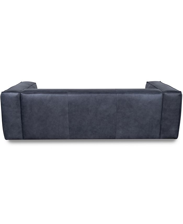 RUTHERFORD HOME Amalfy 97" Leather Sofa - Macy's
