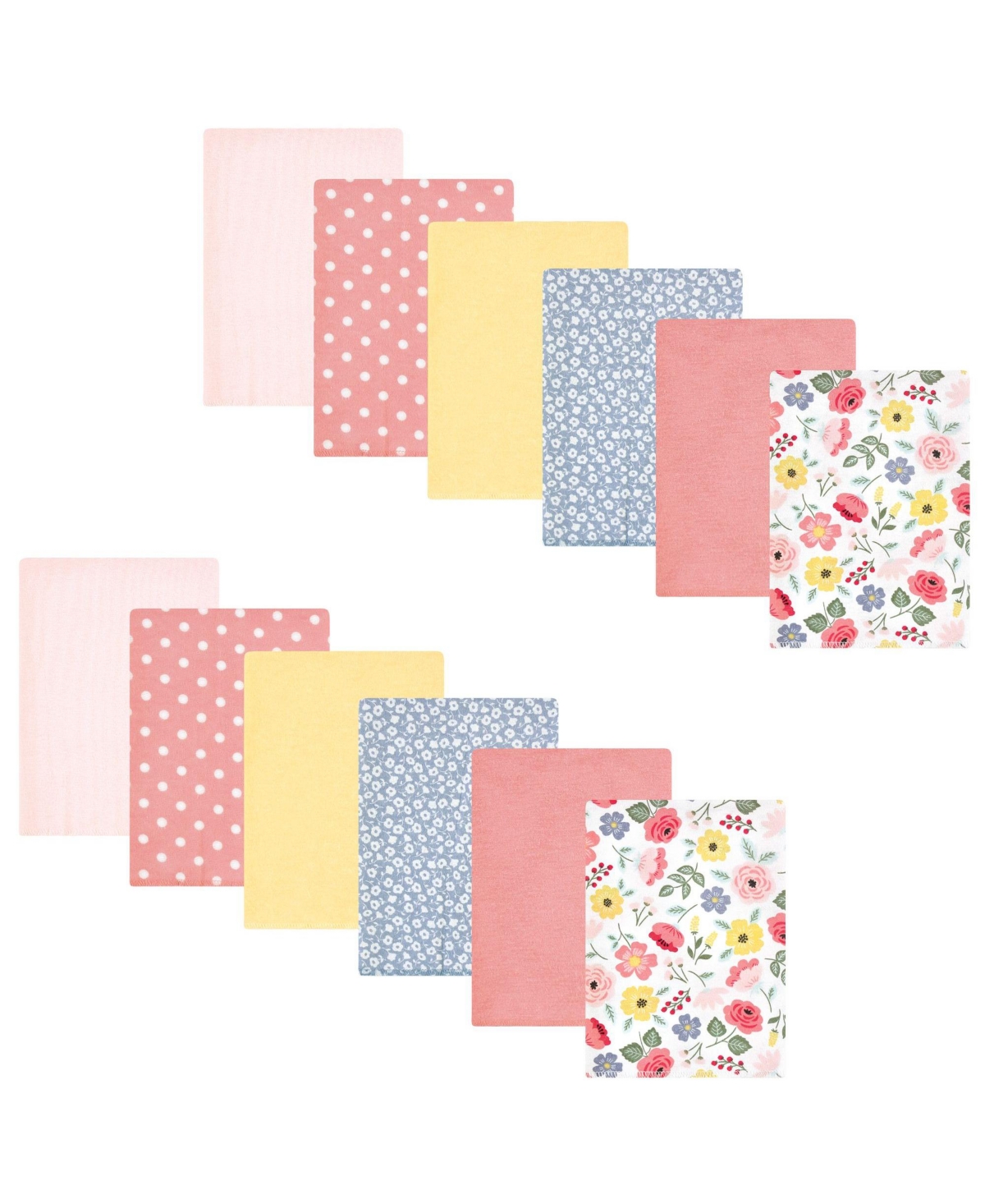 Click here for Hudson Baby Girls Absorbent Cotton-Poly Flannel Bu... prices