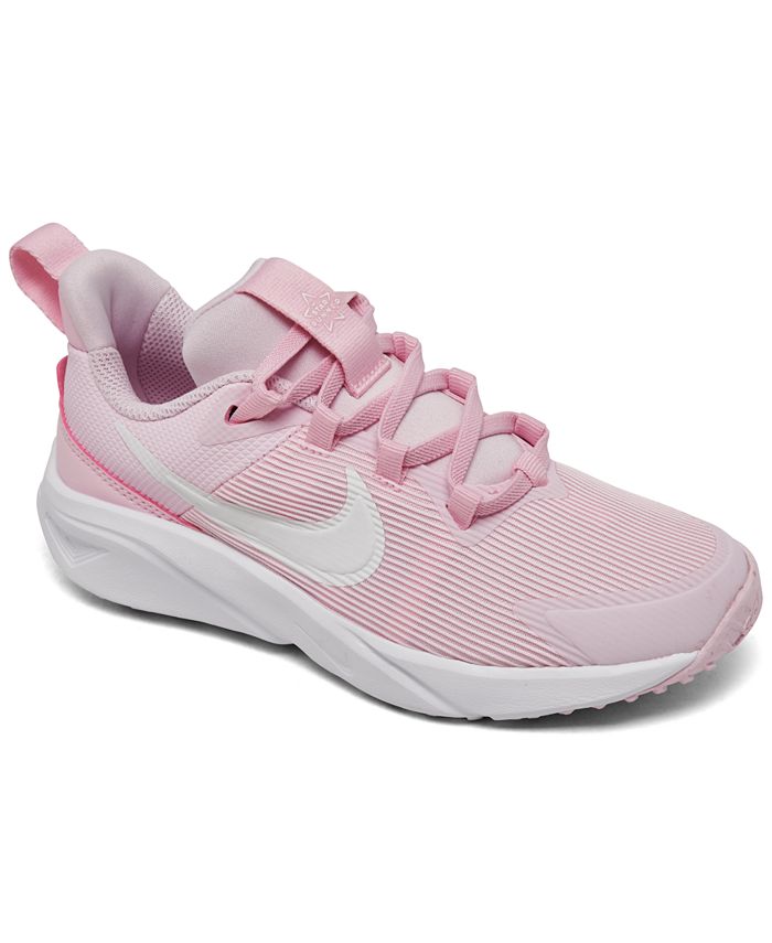 Nike Little Girls Star Runner 4 Casual Sneakers from Finish Line - Macy's