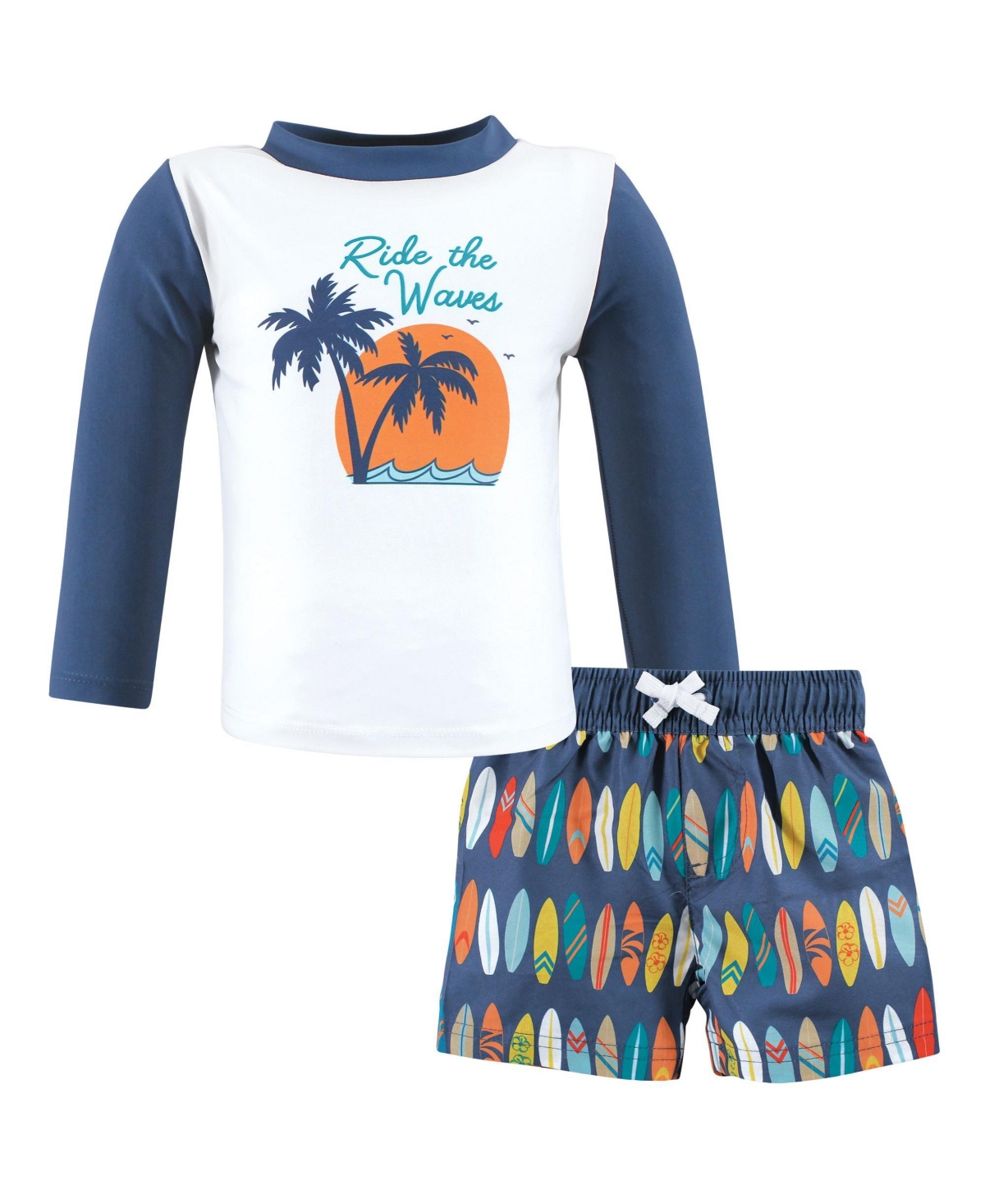 Click here for Hudson Baby Baby Boys Hudson Sun-Safe Rashguard Se... prices