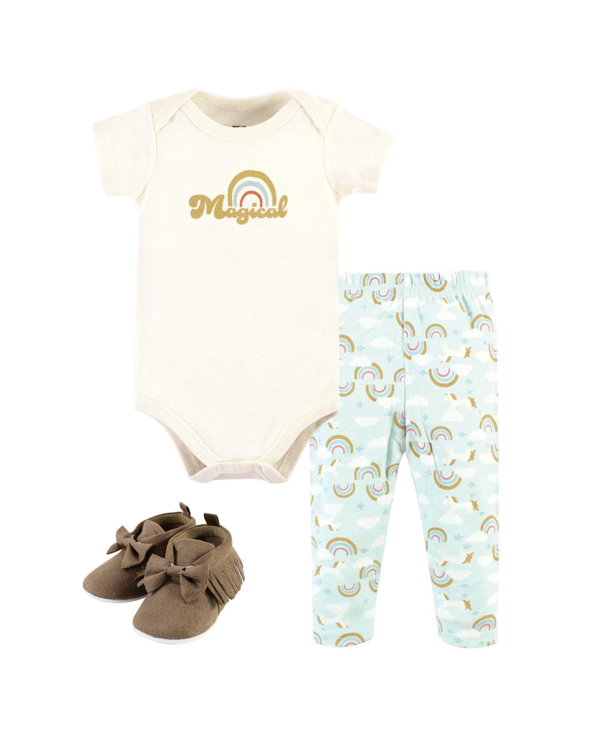 Click here for Hudson Baby Baby Girls Hudson Cotton Bodysuit  Pan... prices