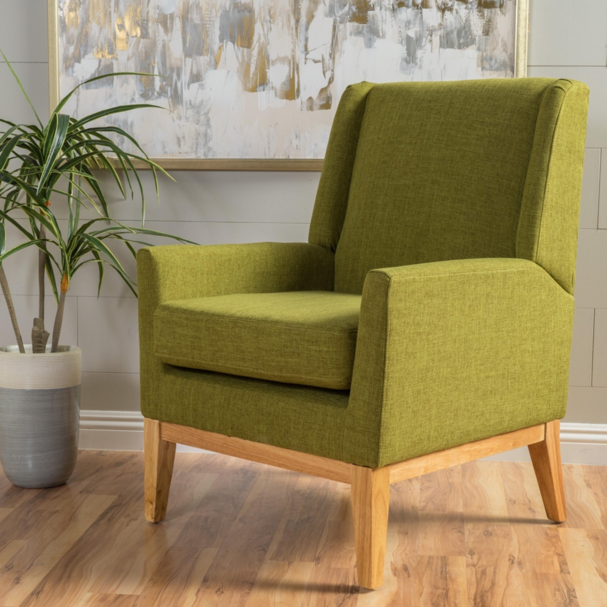 Click here for Streamdale Mid-Century Modern Accent Chair with Pa... prices