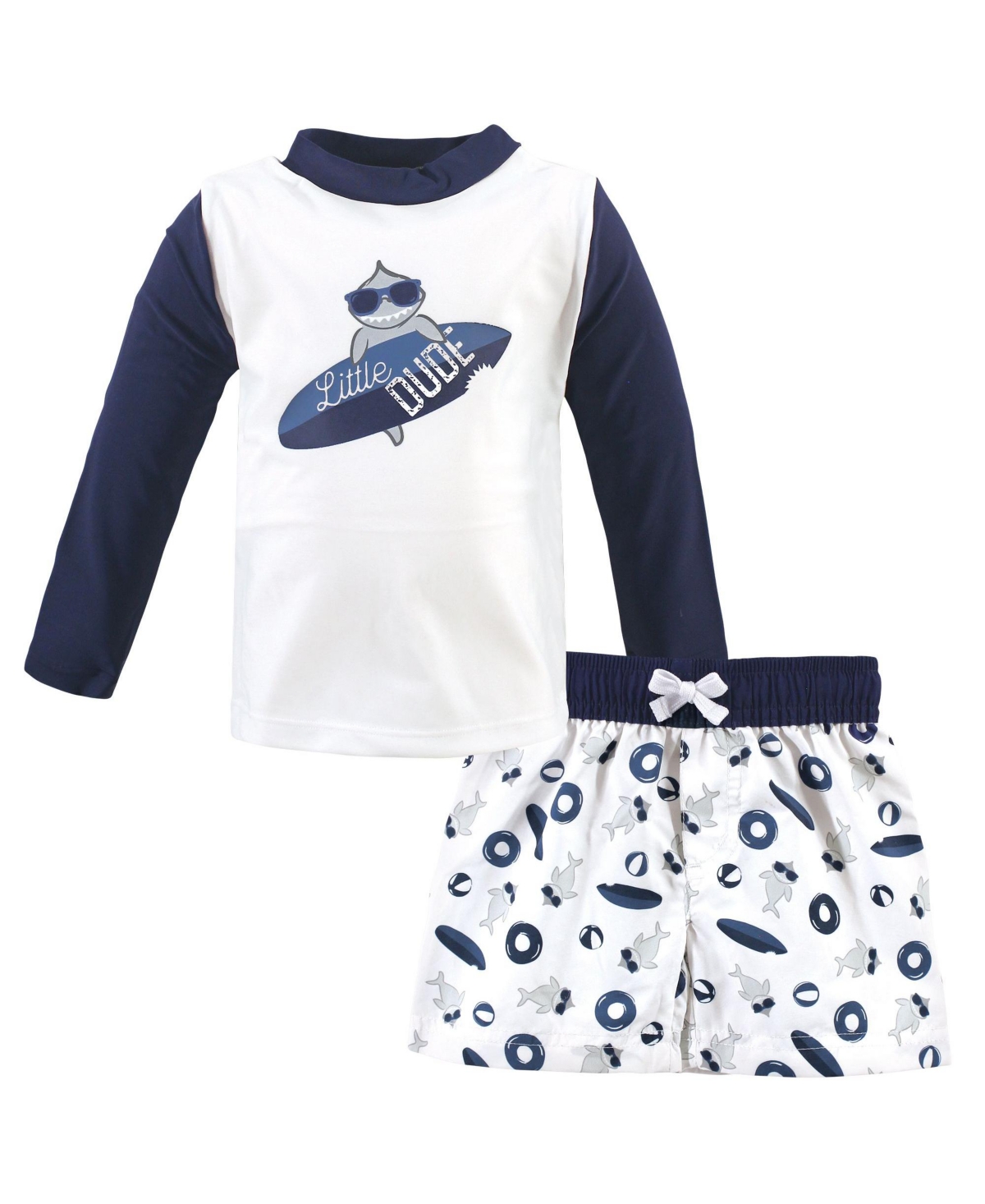 Click here for Hudson Baby Baby Boys Hudson Swim Rashguard Set  S... prices