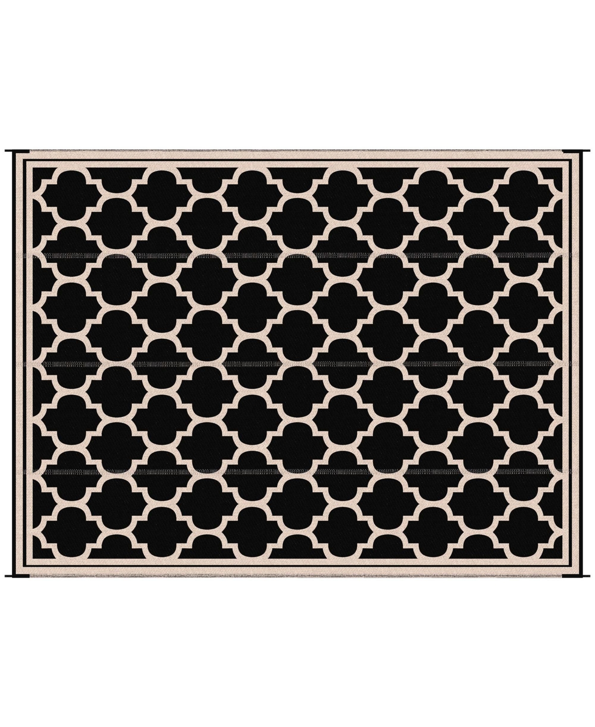 Click here for Outsunny Outdoor Rug  9 x 12 Plastic Rug  & - Blac... prices