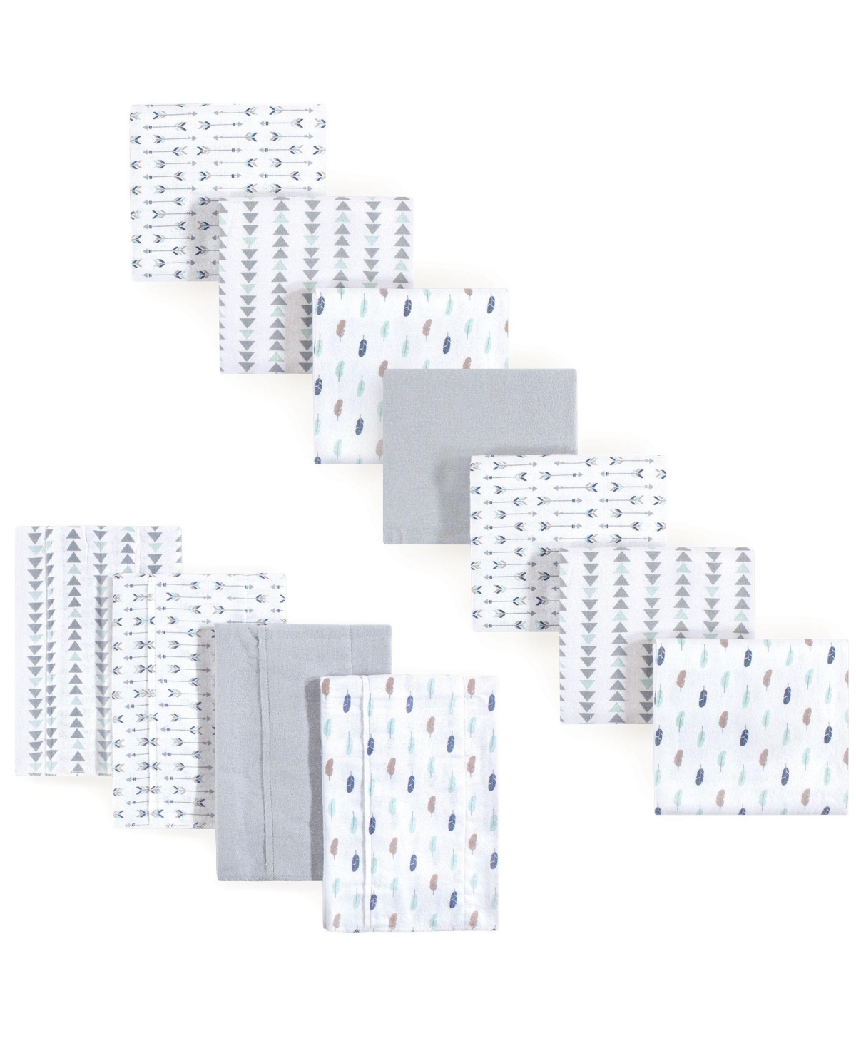 Click here for Luvable Friends Boys Essential 11-Count Cotton Fla... prices