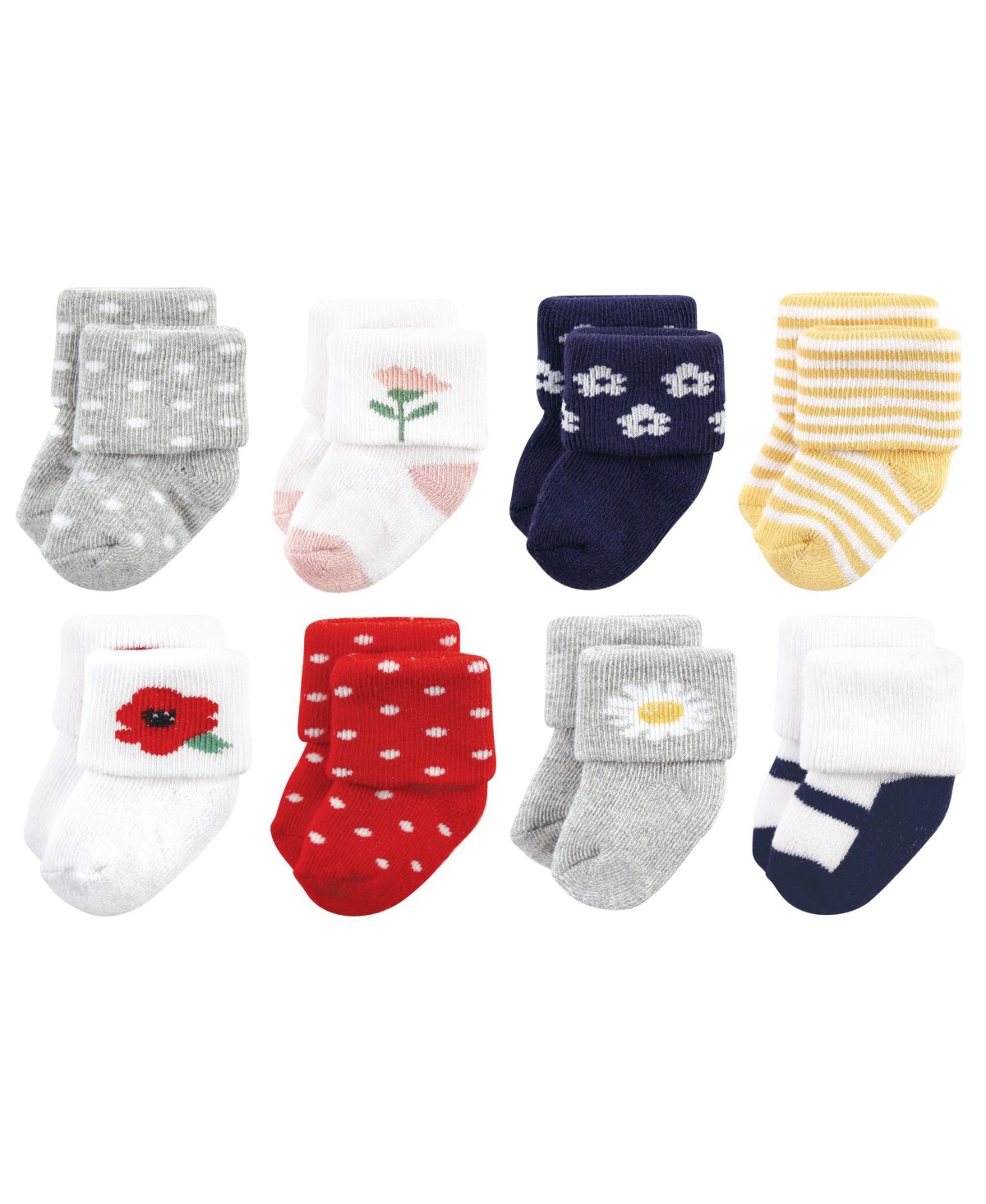 Click here for Hudson Baby Baby Girls Hudson 8Pk Terry Socks - Wi... prices