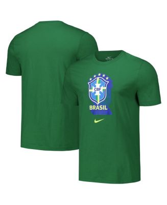 Nike Men's Green Brazil National Team Crest Core T-Shirt - Macy's