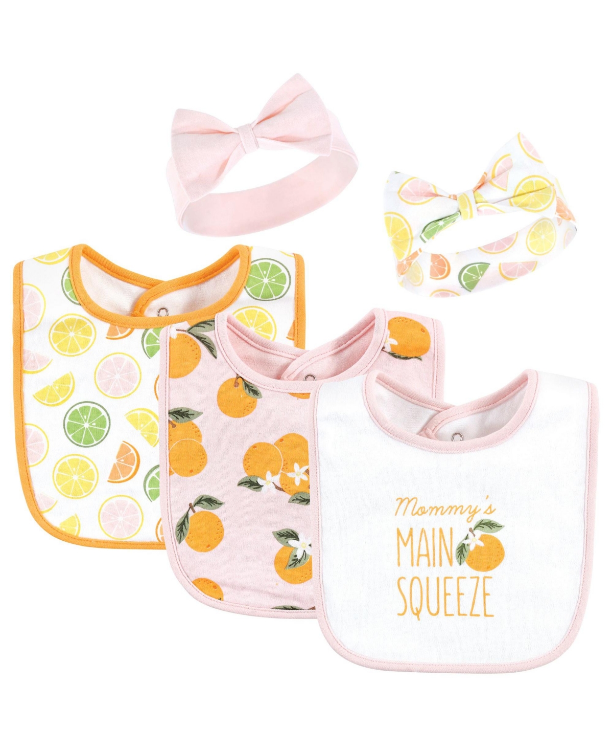 Click here for Hudson Baby Baby Girls Soft Cotton Bib & Headwear... prices