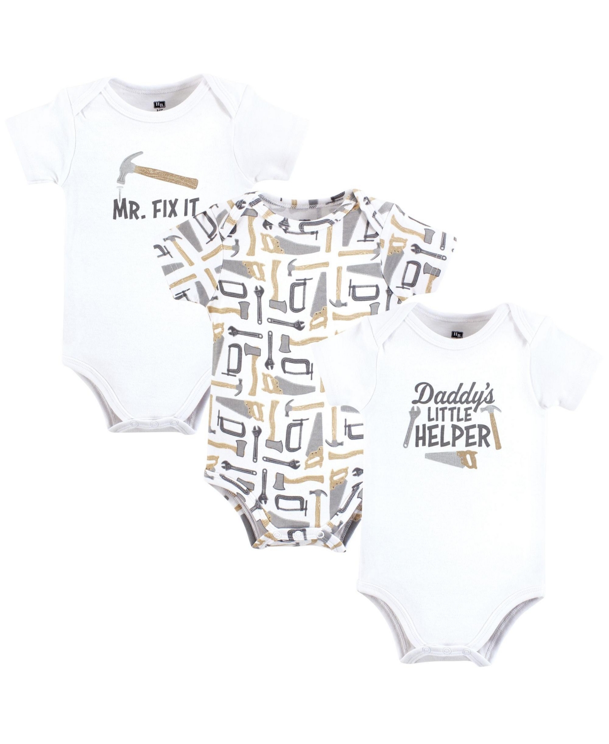 Click here for Hudson Baby Baby Girls Hudson Cotton Bodysuits 3-P... prices