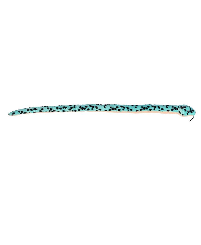 Aurora X-Large Aqua Pit Viper Snake Playful Plush Toy Blue 50" - Macy's