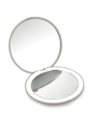 Cowin 1x/10x Magnification Lighted Travel Folding Makeup Mirror 3.5 ...