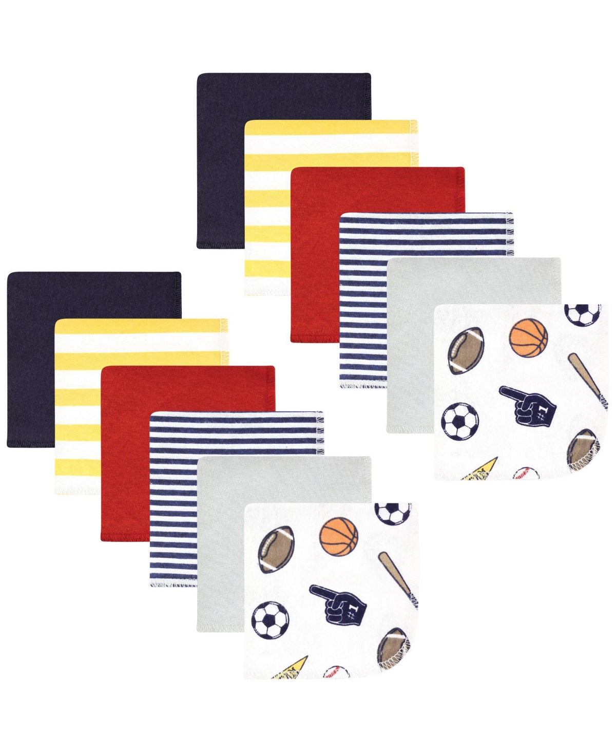 Click here for Hudson Baby Boys Soft Flannel Cotton Washcloths -... prices