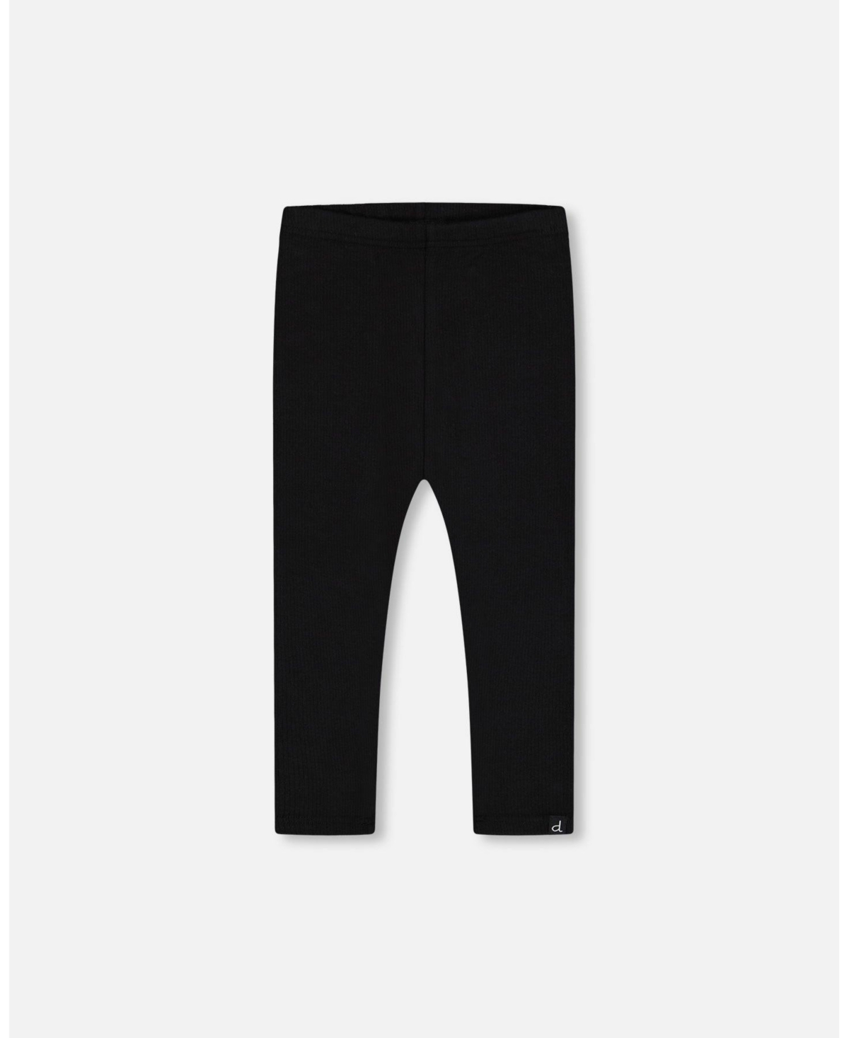 Click here for Deux par Deux Baby Girls Baby Rib Leggings Black -... prices