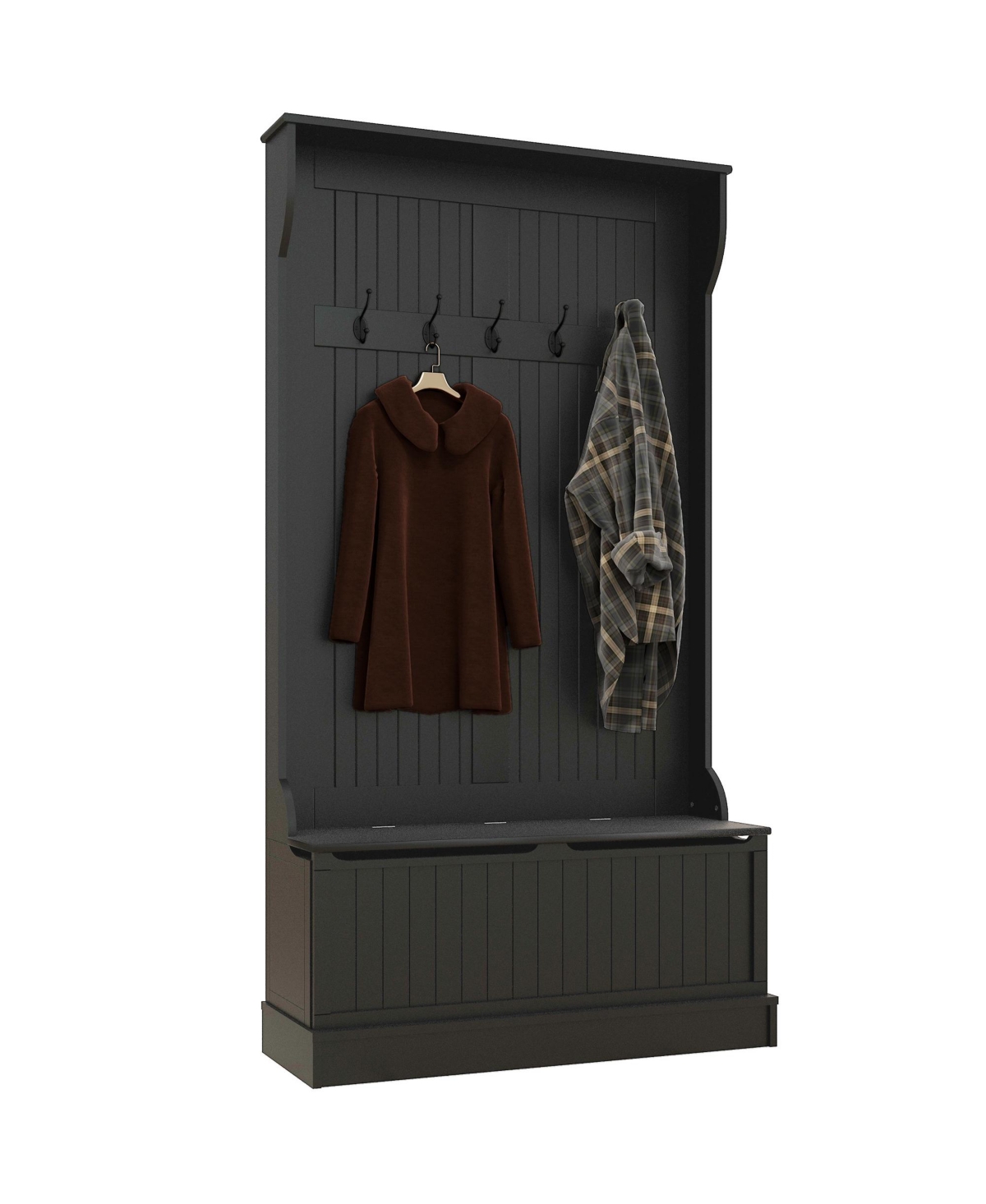 Click here for Homcom 3-In-1 Hall Tree Storage Bench and Coat Rac... prices