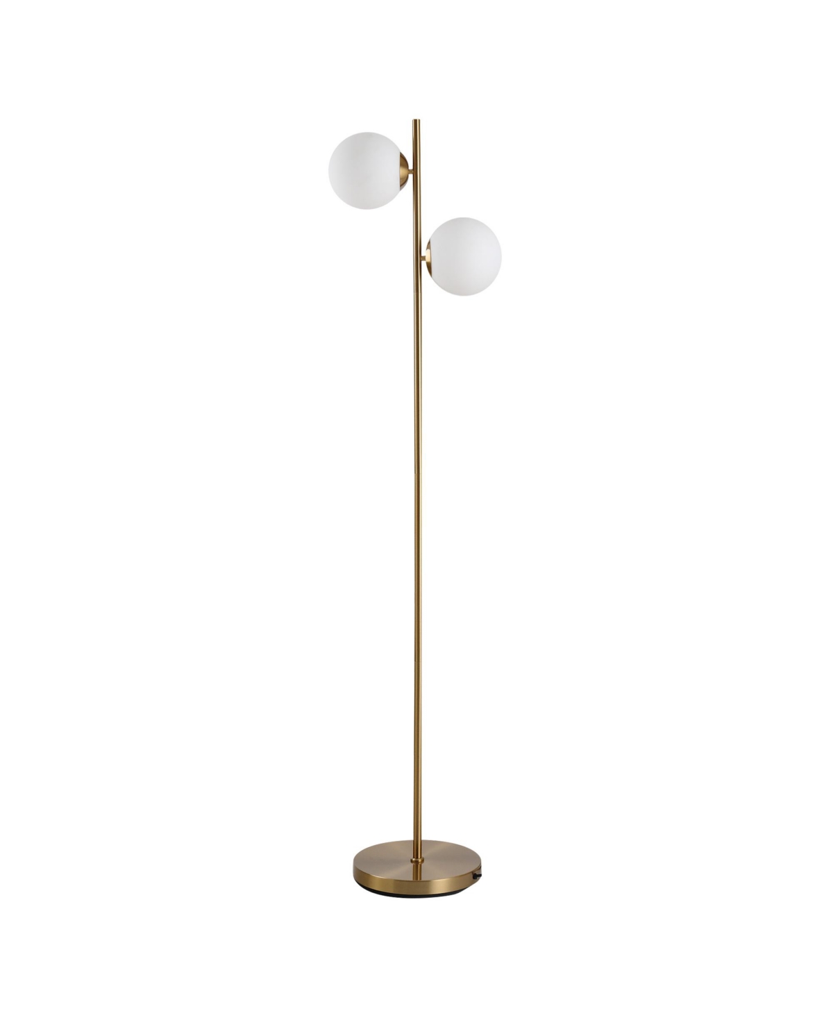 Click here for Homcom Modern Floor Lamp with 2 Globe Lamp Shade R... prices