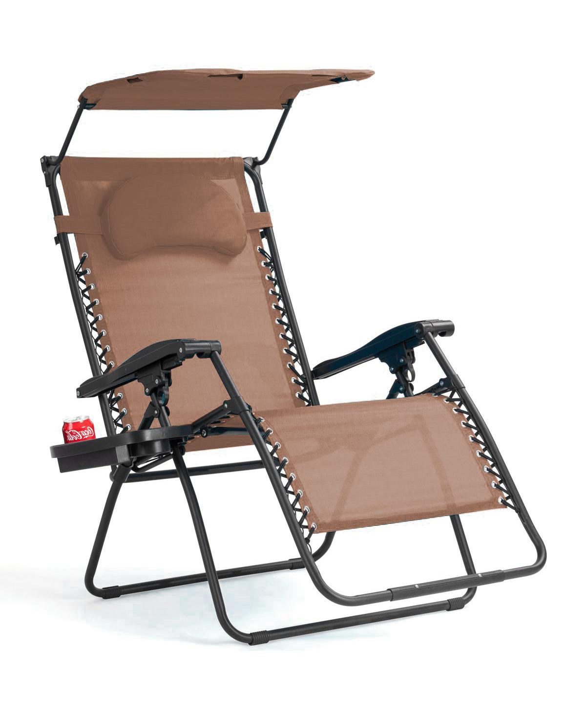 Click here for Gymax Folding Recliner Zero Gravity Lounge Chair W... prices