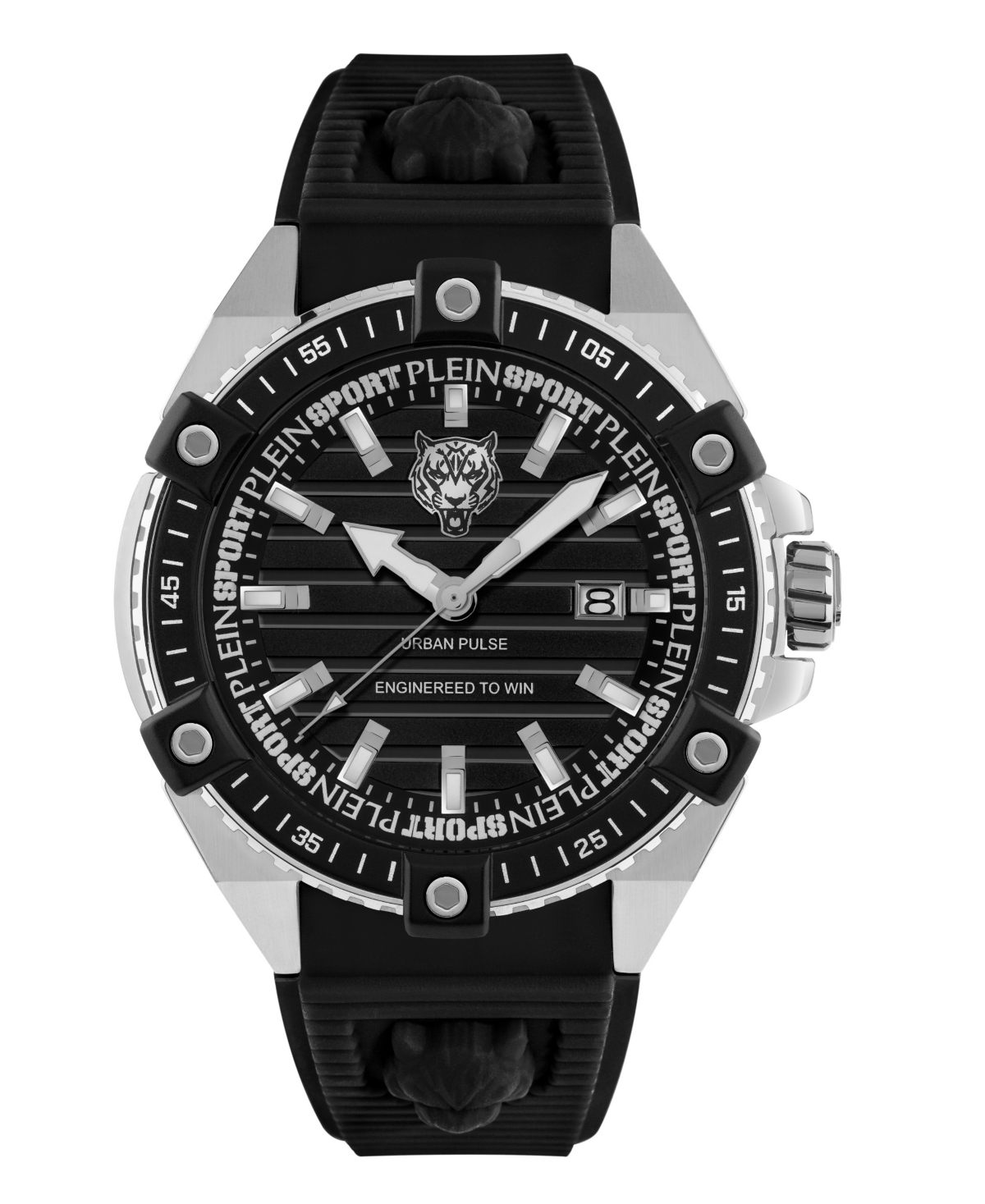 Click here for Plein Sport Mens Urban Pulse 3 Hand Date Quartz Bl... prices
