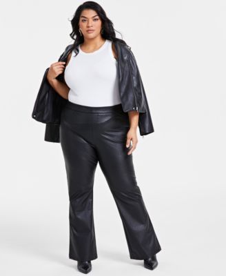 Plus Size Faux Leather Pants Created for Macy s