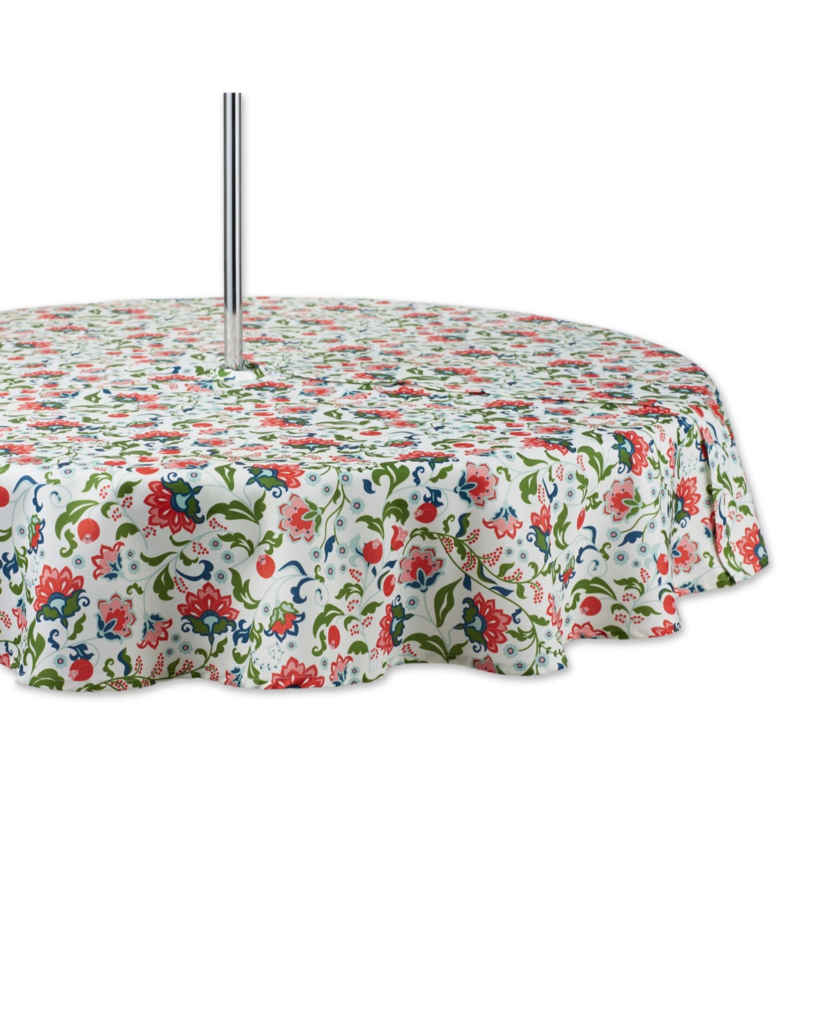Click here for Design Imports Floral Print Outdoor Tablecloth wit... prices