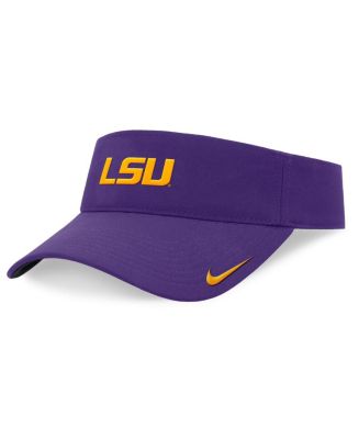Nike Men's Purple LSU Tigers On-Field Ace Performance Adjustable Visor ...