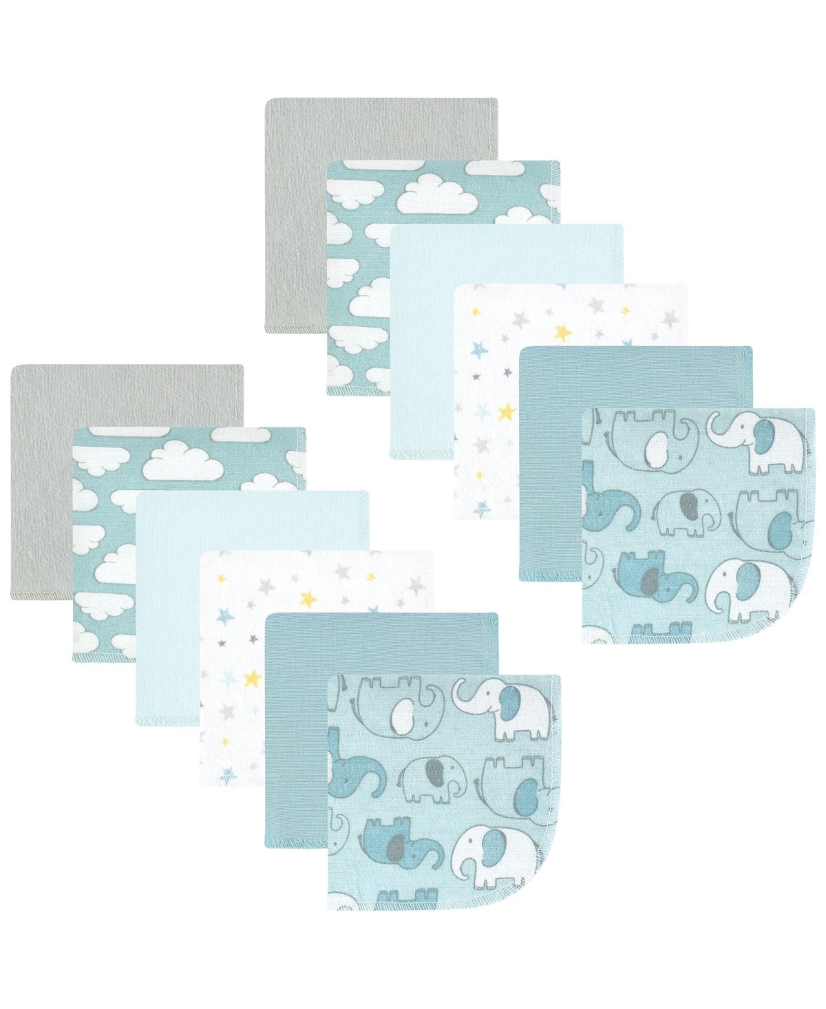 Click here for Hudson Baby Boys Soft Flannel Cotton Washcloths -... prices