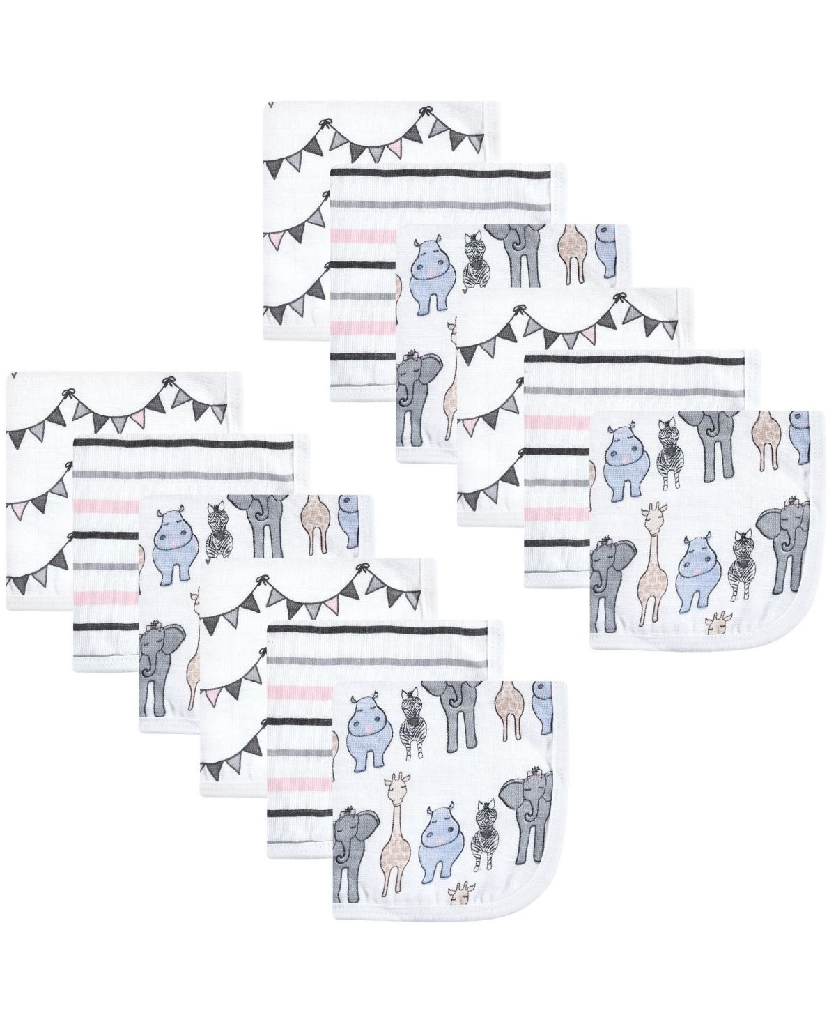 Click here for Hudson Baby Infant Girl Cotton Muslin Washcloths... prices