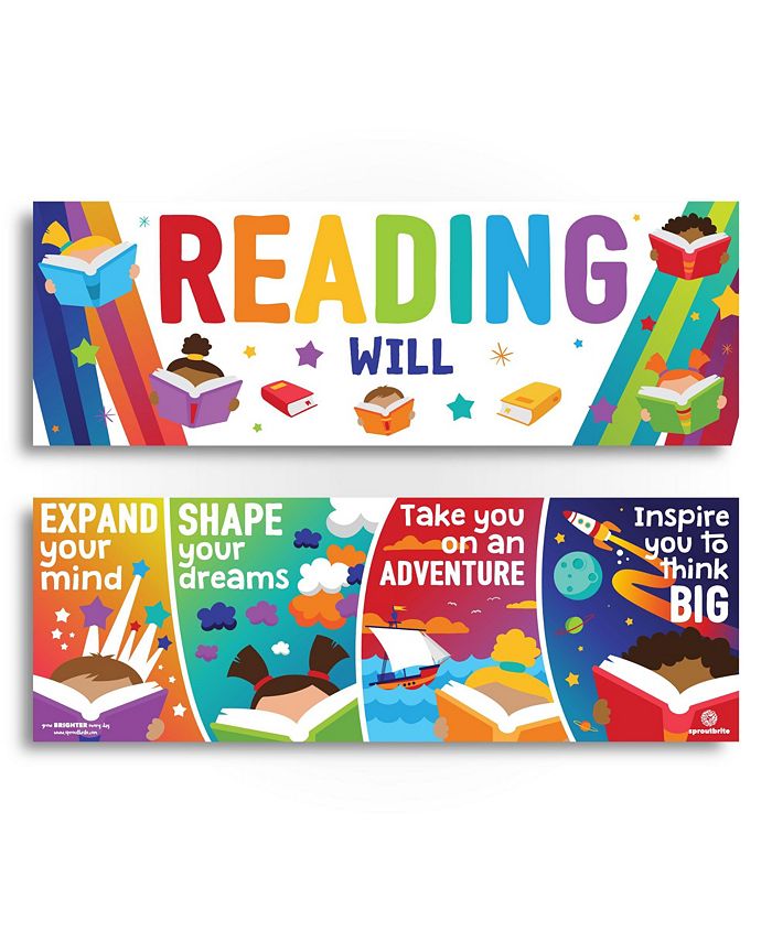 Sproutbrite Reading Poster Pack - Macy's