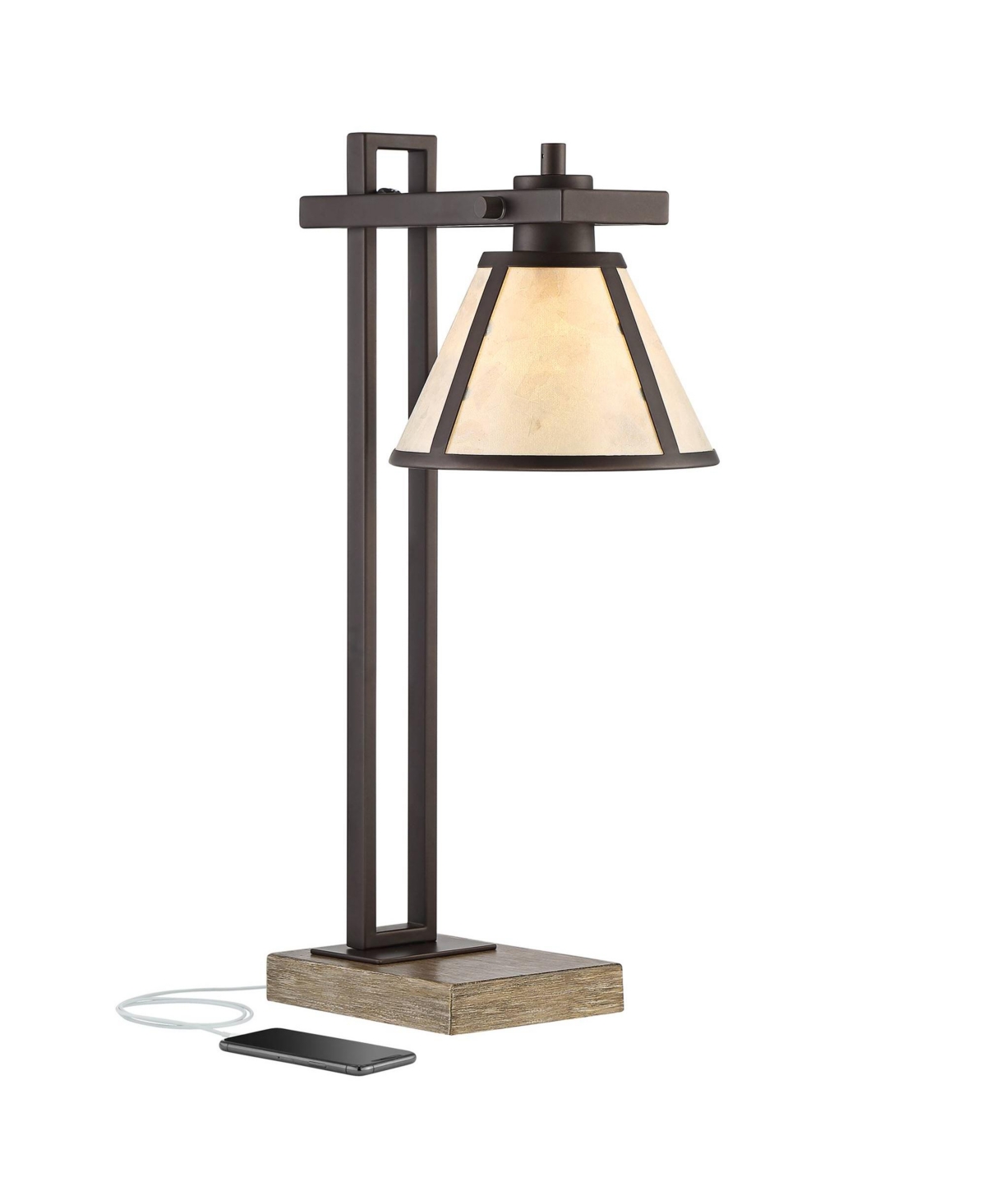 Click here for Maricopa Rustic Farmhouse Desk Table Lamp with Usb... prices