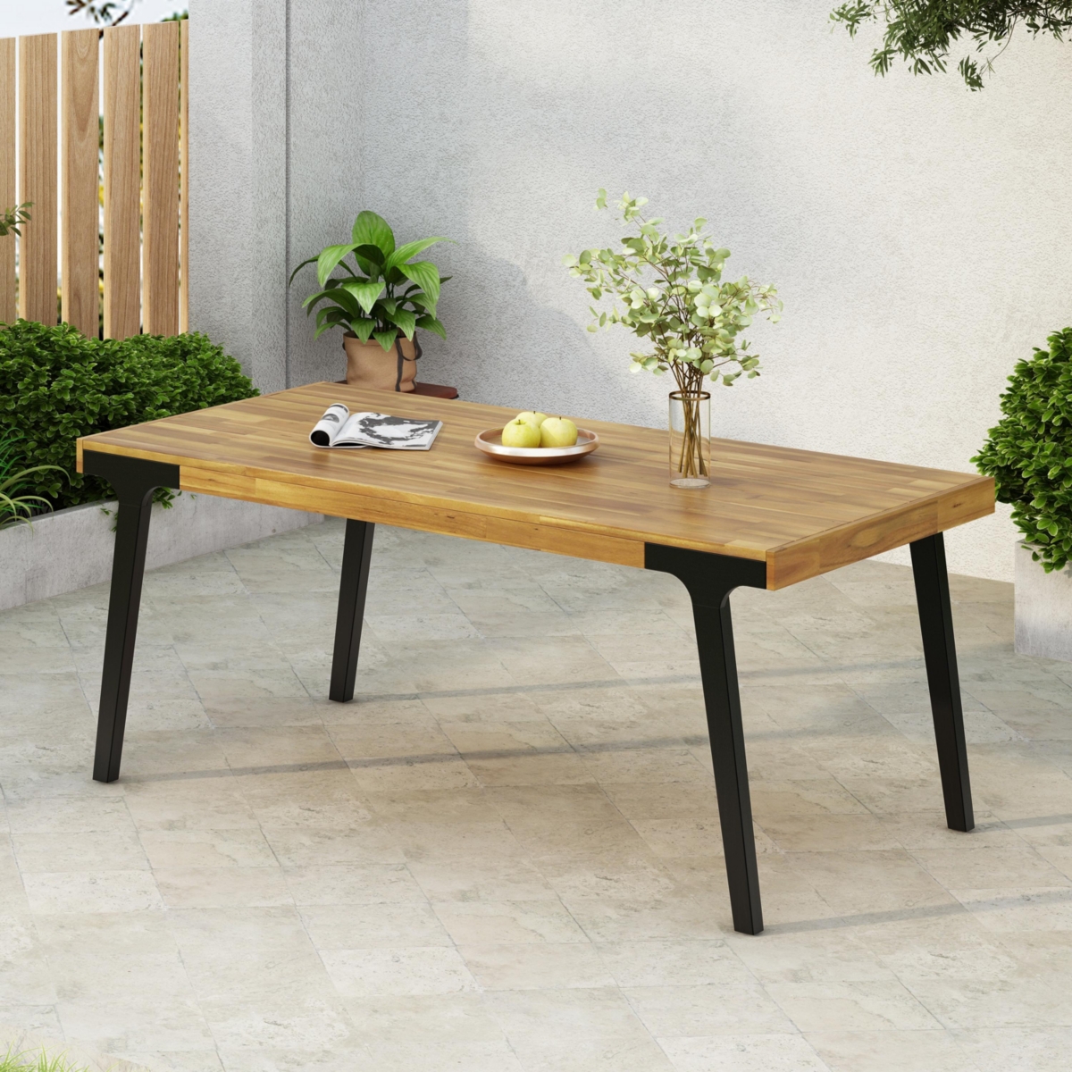 Click here for Streamdale Modern Acacia Dining Table  Seats 5 - L... prices