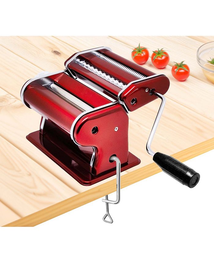 Fante's 4 Pc Pasta Machine with Spaghetti/Fettuccine, Ravioli and ...