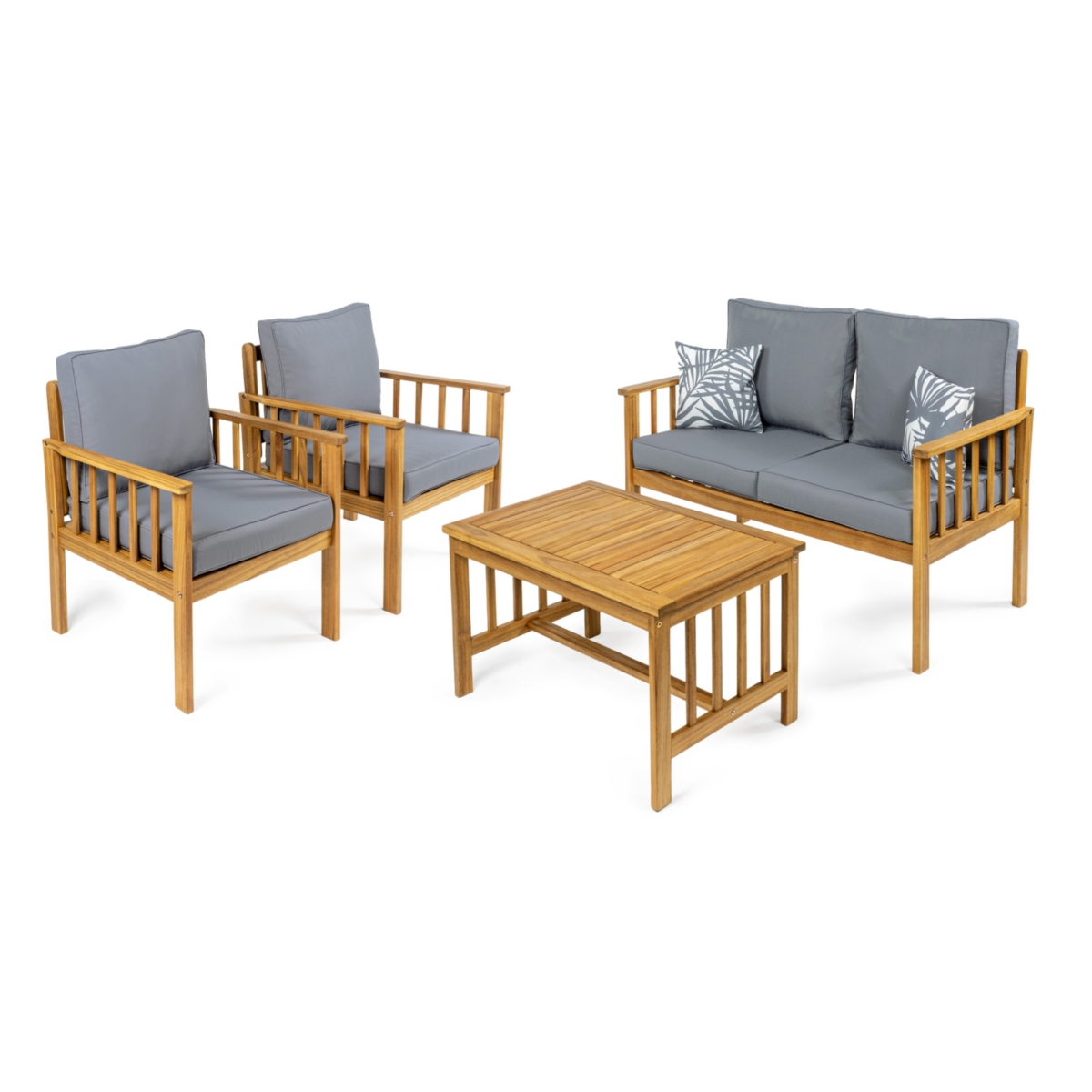 Click here for Jonathan Y Everly 4-Piece Modern Cottage Acacia Wo... prices