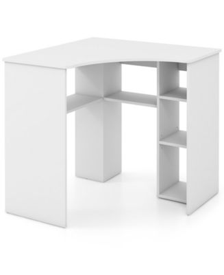 Slickblue Corner Computer Desk Triangle Home Office Desk with ...