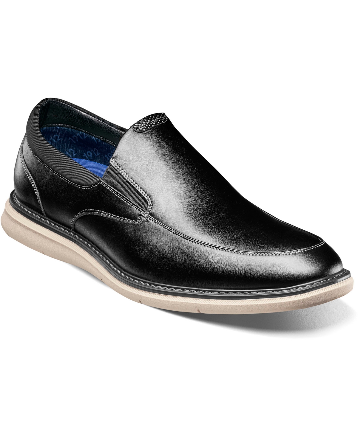 Click here for Nunn Bush Mens Chase Moc Toe Slip On - Black Multi prices